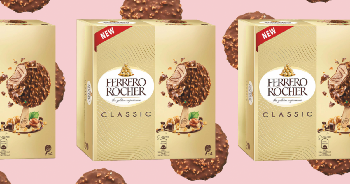 Tijd voor ijs: de Ferrero Rocher Ice Cream Sticks zijn nú verkrijgbaar ...