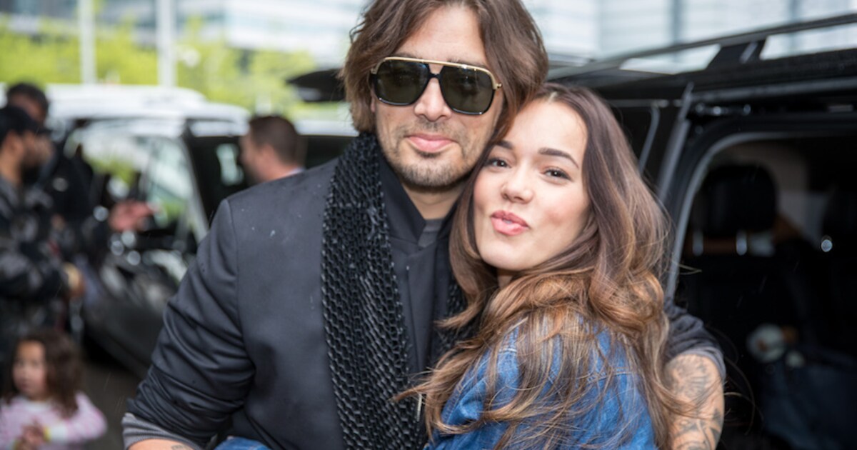 Té cute: dochtertje Waylon en Bibi beschermt haar vader als de beste