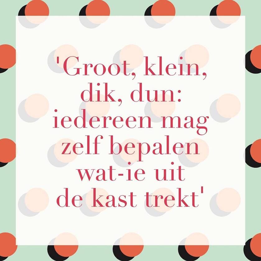 Eens of oneens? 'Groot, klein, dik, dun: iedereen mag zelf weten wat-ie ...