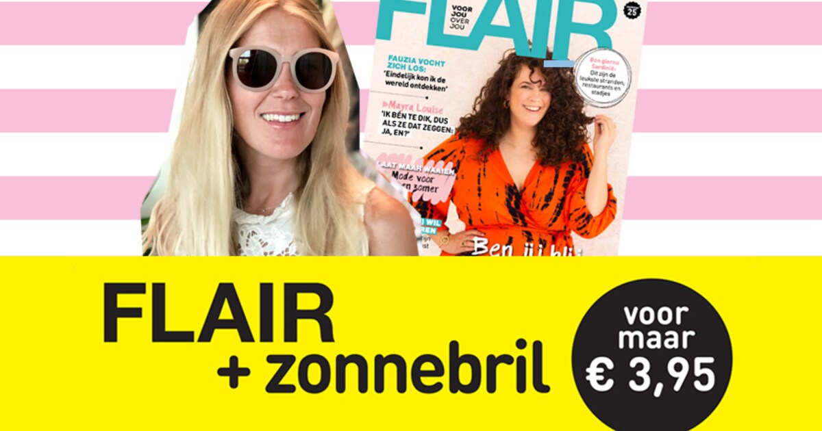 Yay! Scoor deze week een superleuke zonnebril bij aankoop van Flair
