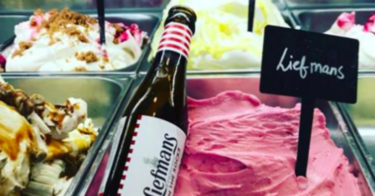 Deze ijssalon verkoopt ijs in de smaak van Liefmans en dat wil je ...