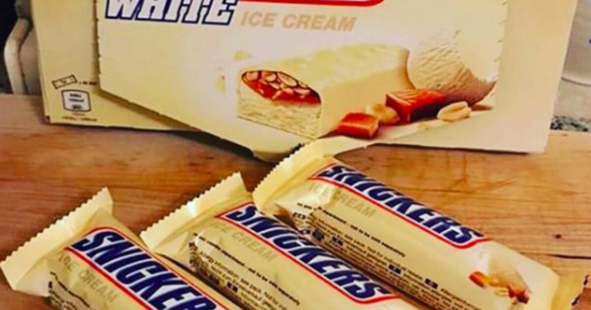 NOM: dit Snickerijsje van witte chocolade wil je proeven - Flair - Voor ...