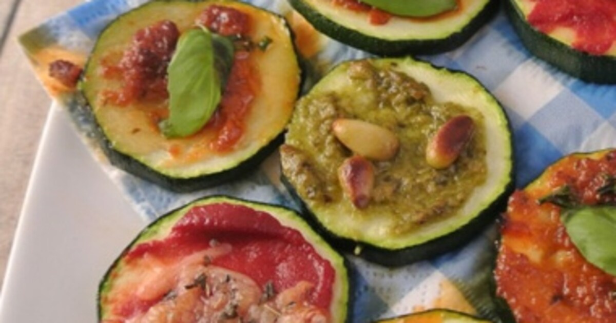 Mini courgette pizza's - Flair - Voor jou, over jou | Flair