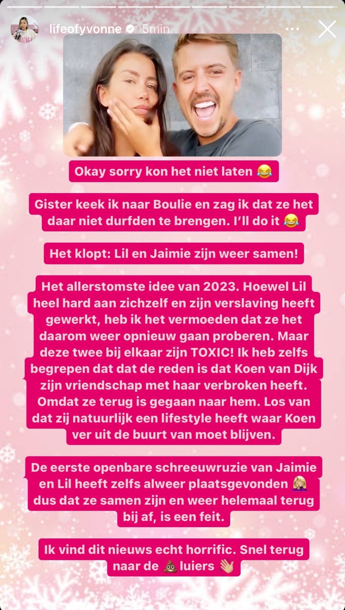 ‘Jaimie Vaes en Lil Kleine weer samen’: dít zegt Jaimie zelf en dít ontdekte Yvonne Coldeweijer ...
