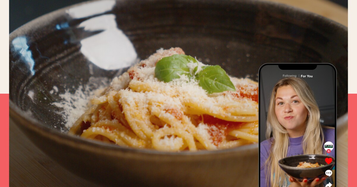 Dinnerclub met Bibi: heerlijke spaghetti met geroosterde tomatensaus en ...