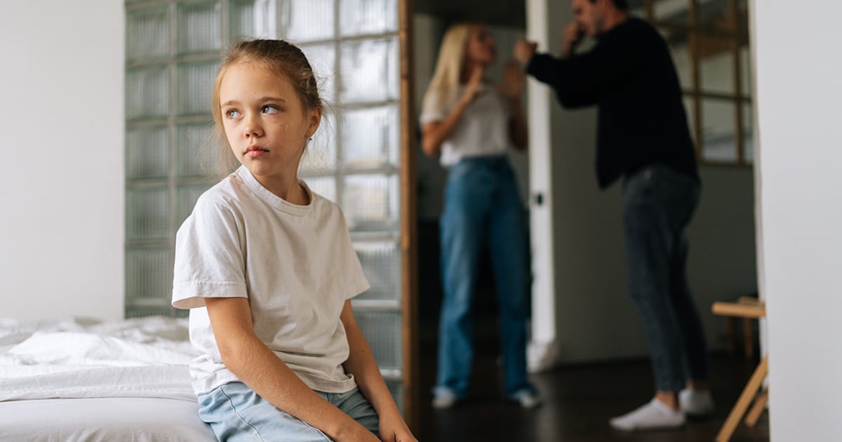 Ruzie hebben waar de kinderen bij zijn, is dat erg?