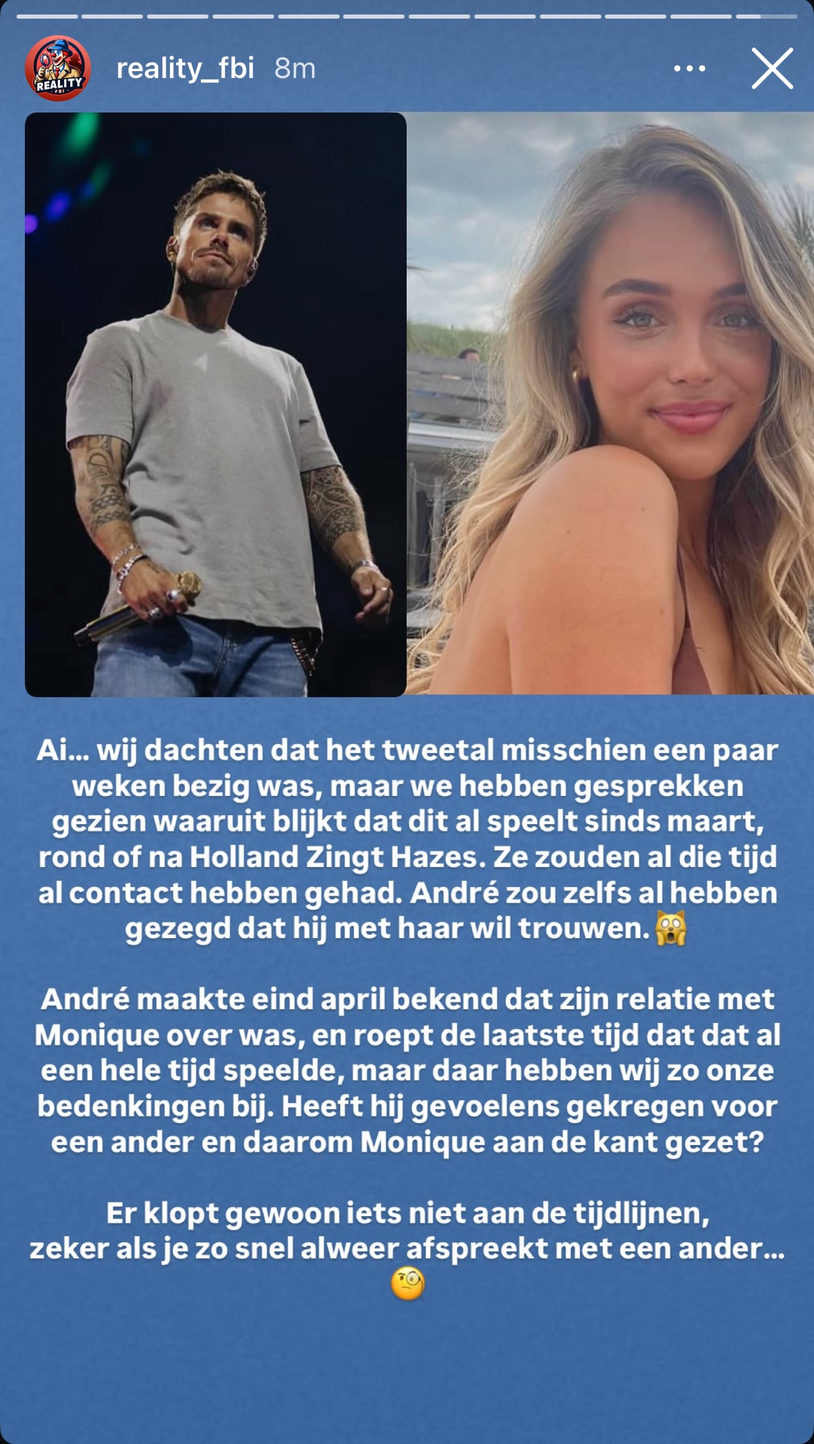 Wie is Noa Braaf, de nieuwe vriendin van zanger André Hazes?