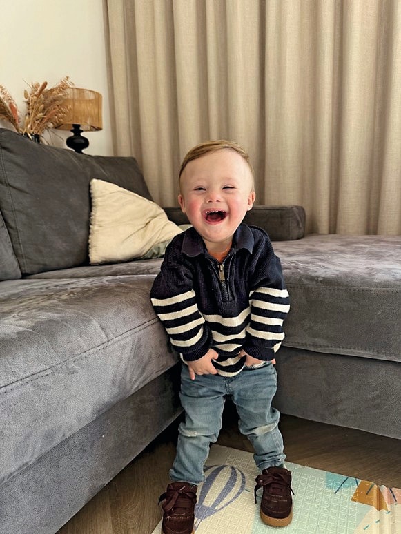 De zoon van Ismay heeft het syndroom van Down